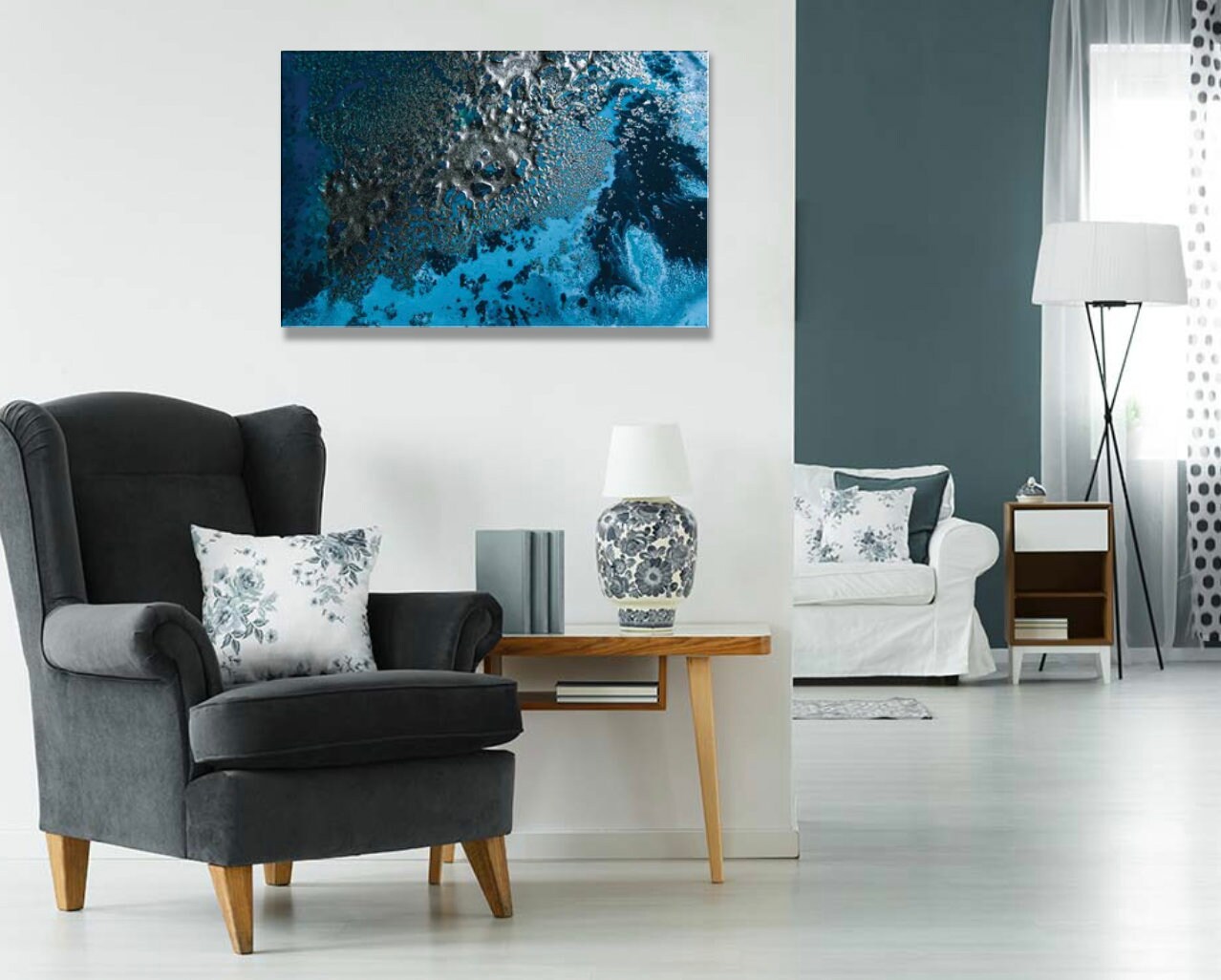 Ocean Water Print Abstract Printable Art Water Print Blue Water Print ...