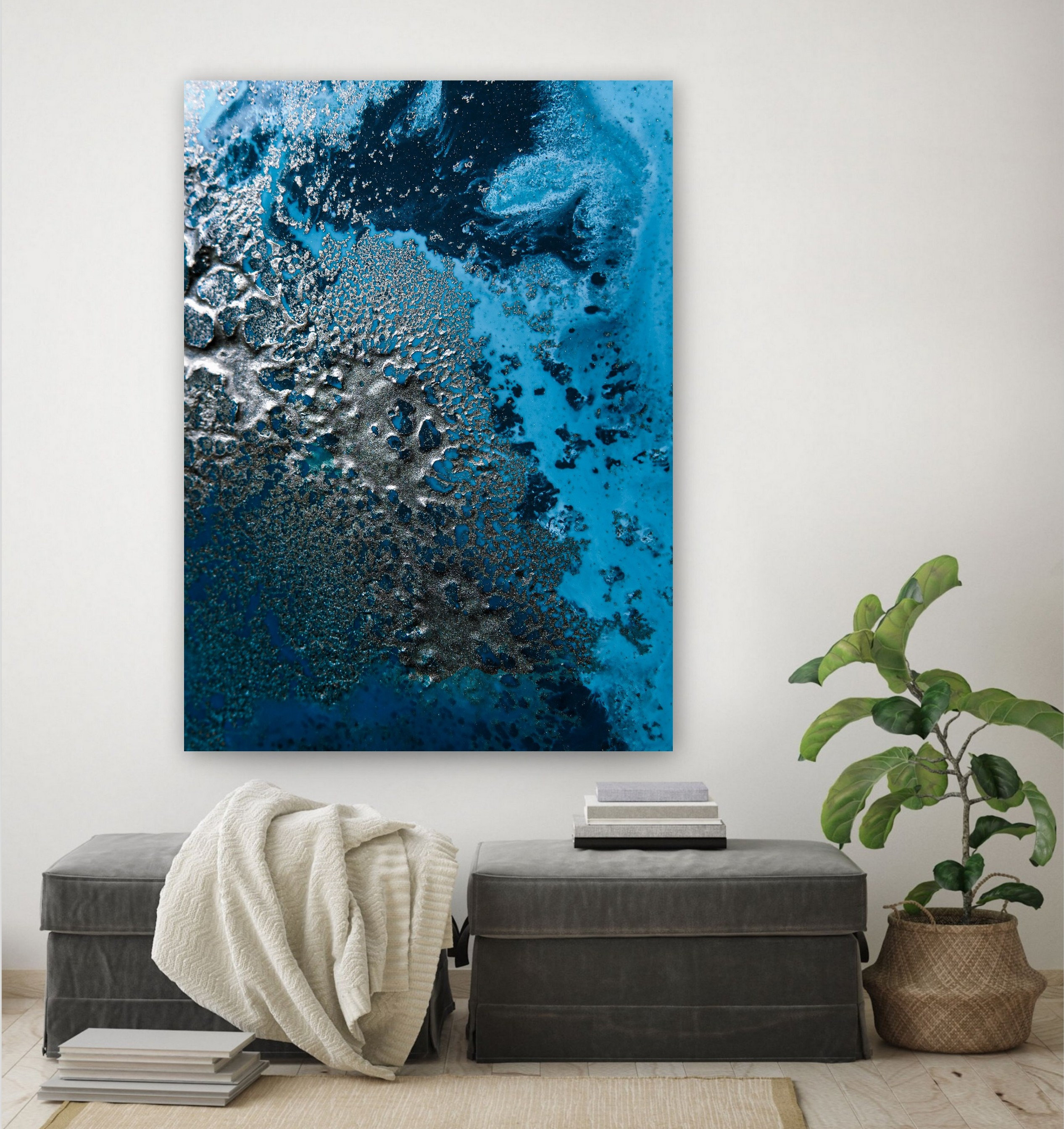 Ocean Water Print Abstract Printable Art Water Print Blue Water Print ...