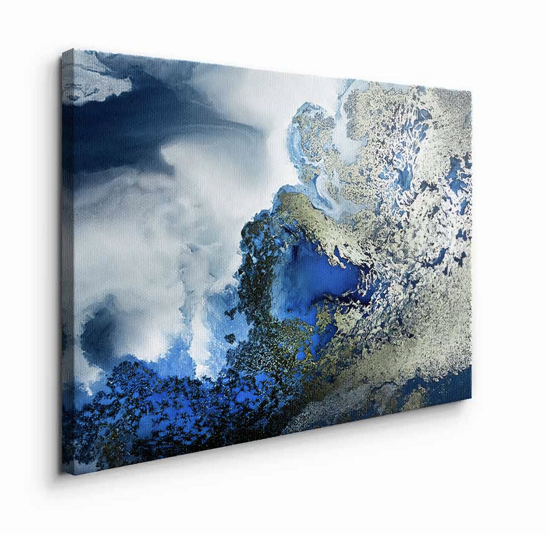 Great Barrier Reef Print, Realistic Canvas Print, Queensland Artwork ...