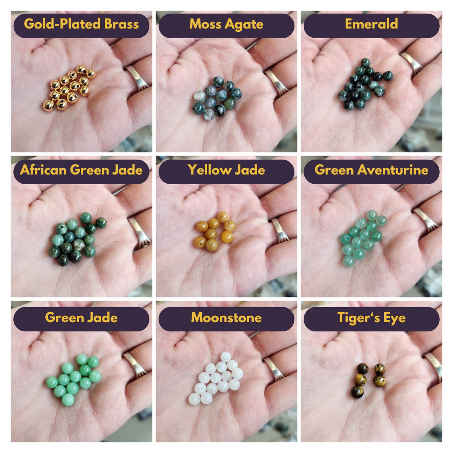 Custom Gold Windchime Inspired Necklace and Earrings Set With Stone ...