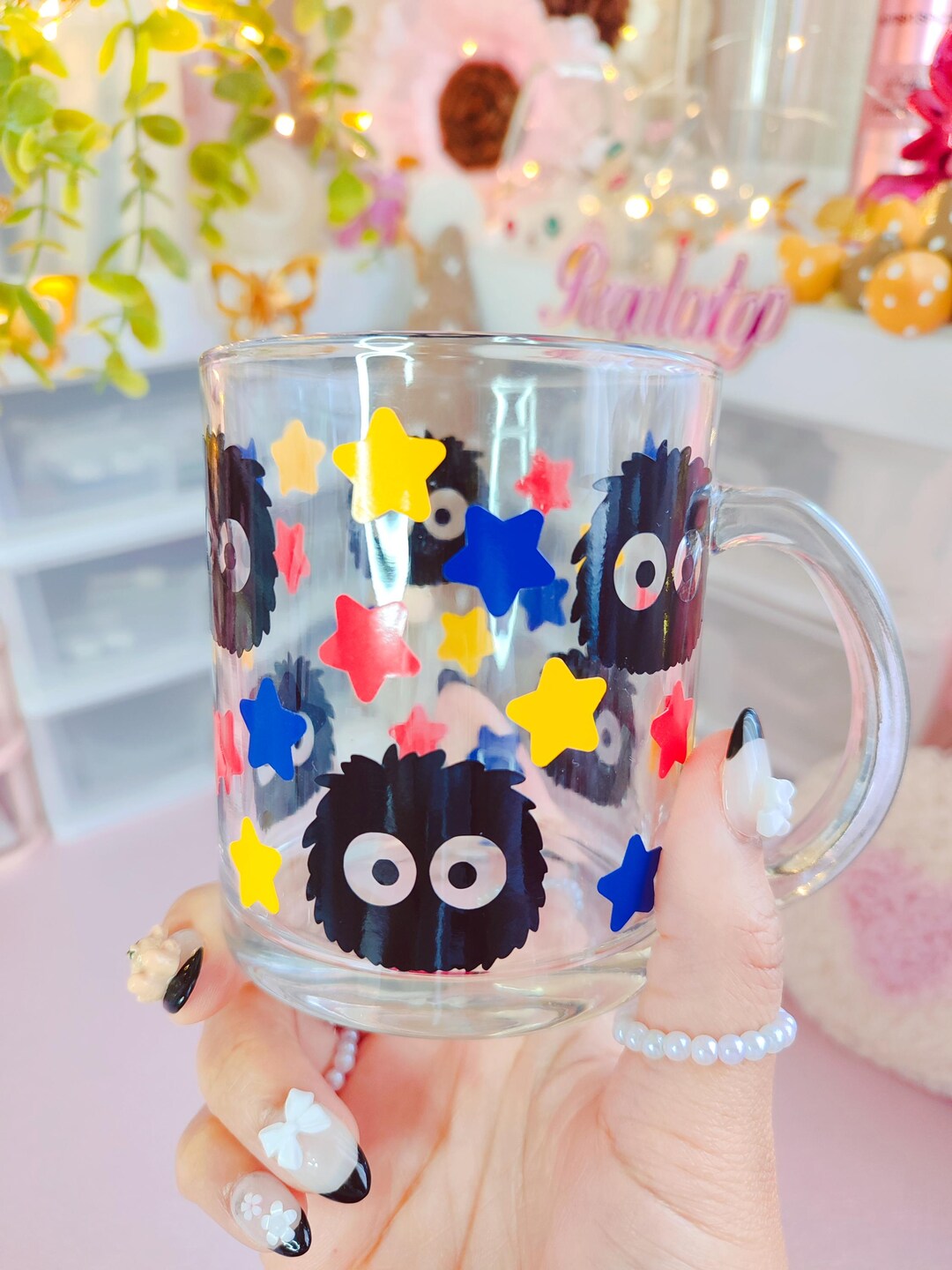 Susuwatari Anime Mug Gift for Best Friend Chihiroo, Giblin Character ...