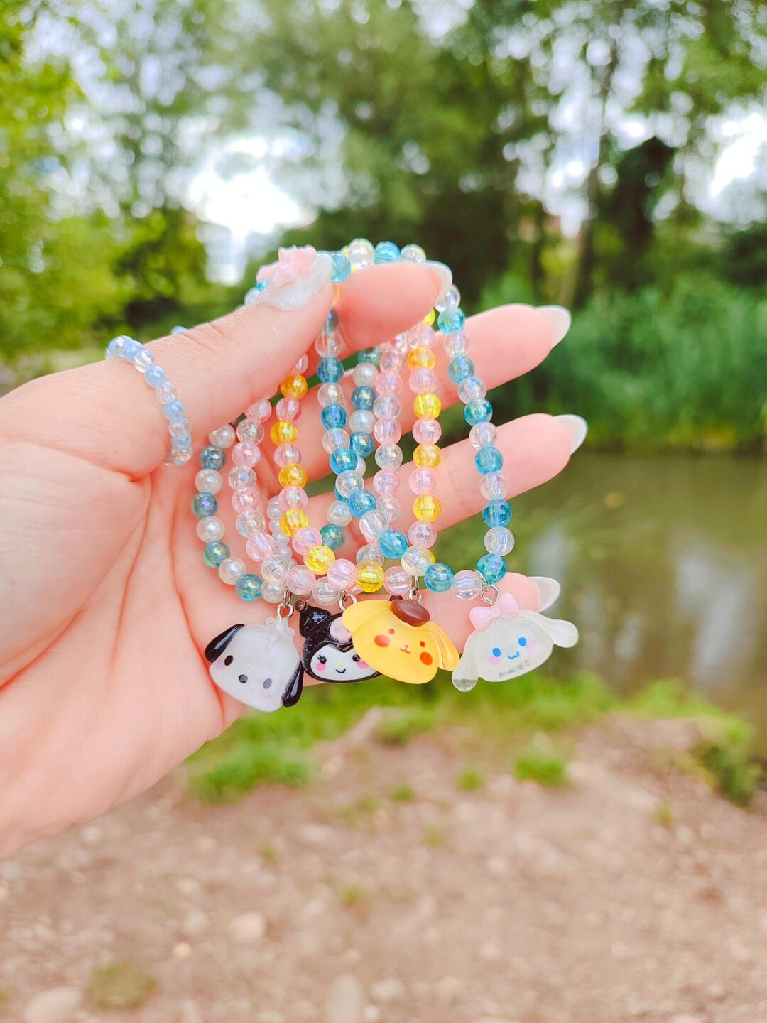 3 Random Bracelets, Bead Bracelets, Friendship Gift Idea, Pearl ...