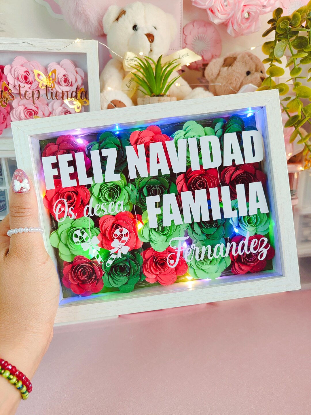 Personalized Christmas Home Decor Painting/family Christmas Decoration ...