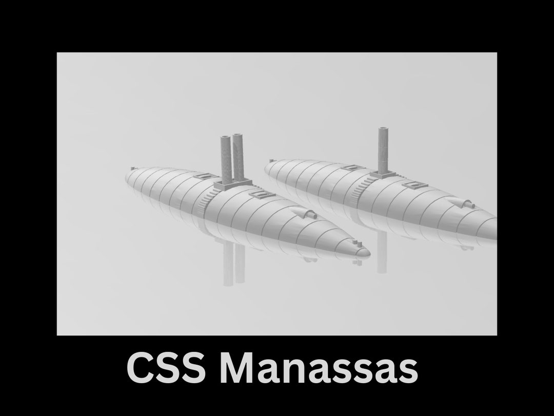 1/600 ACW Confederate Ironclad Ram CSS Manassas - Etsy
