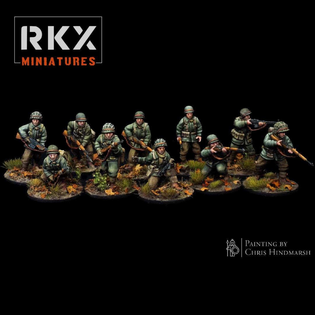 RKX Miniatures - Us_infantry_squad_(late_war) - Bolt Action 1/56 (28mm ...