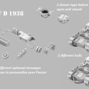 Panzer IV Ausf D (germany, WW2) - Bolt Action 1/56 (28mm) Scale - Etsy