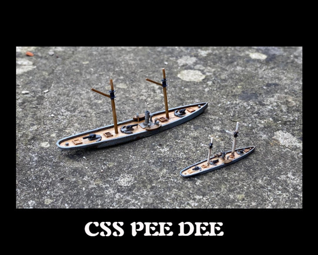 ACW Confederate Gunboat CSS Pee Dee - Etsy