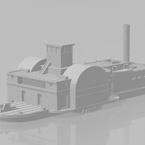 1/600 ACW Confederate River Gunboat CSS General Stirling Price - Etsy