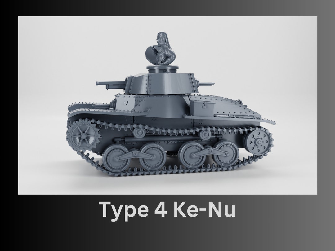 Japan Type 4 Ke-nu Light Tank 1/56 Scale - Etsy