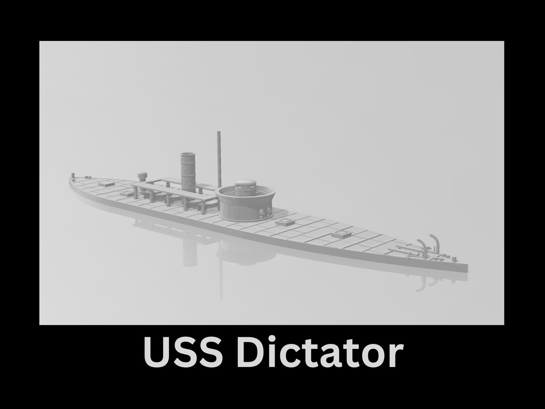 1/600 ACW Union Monitor USS Dictator - Etsy
