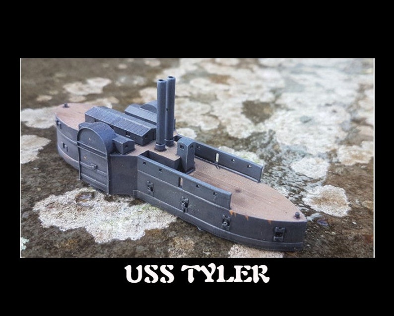 1/600 ACW Union River Gunboat USS Tyler - Etsy