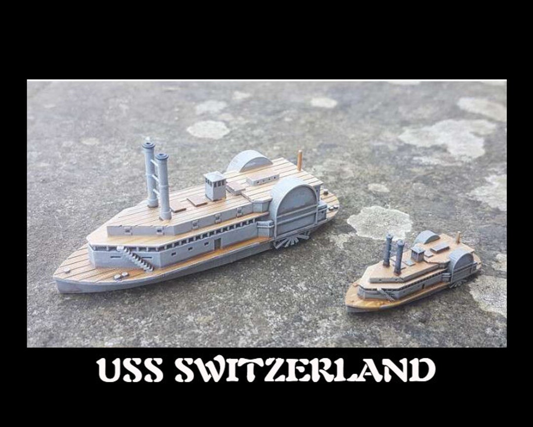 1/600 ACW Union Ram USS Switzerland - Etsy