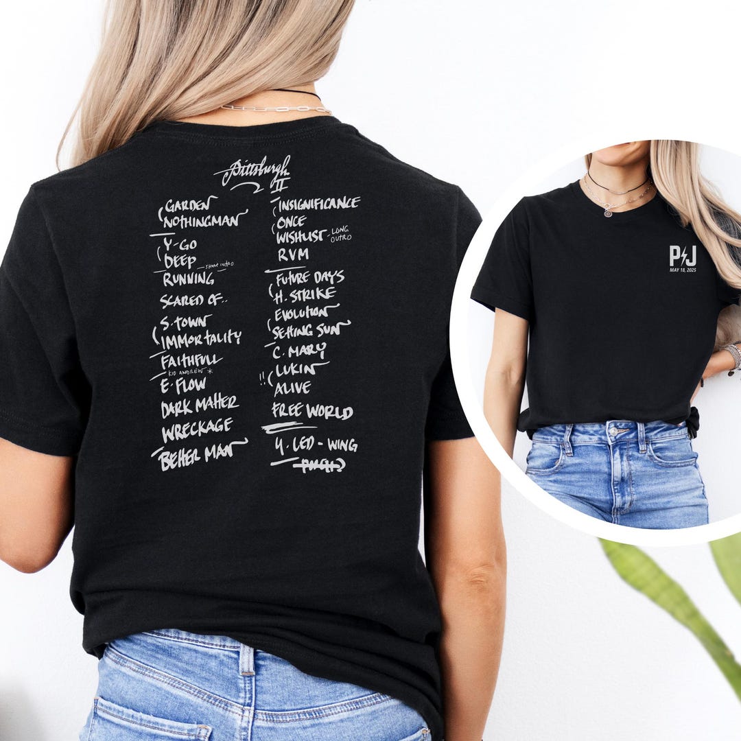 Concert | Setlist | T-shirt | Custom | Personalized | Gift for Him | Gift for Her | Special Gift ...