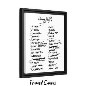 Pittsburgh | 5/16/25 | Night 1 | Setlist | Print | Custom ...