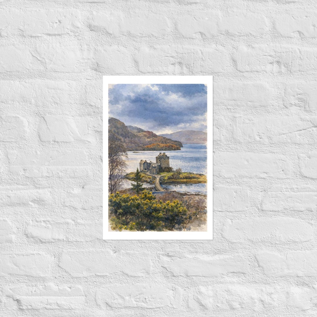 Eilan Donan Print - Etsy