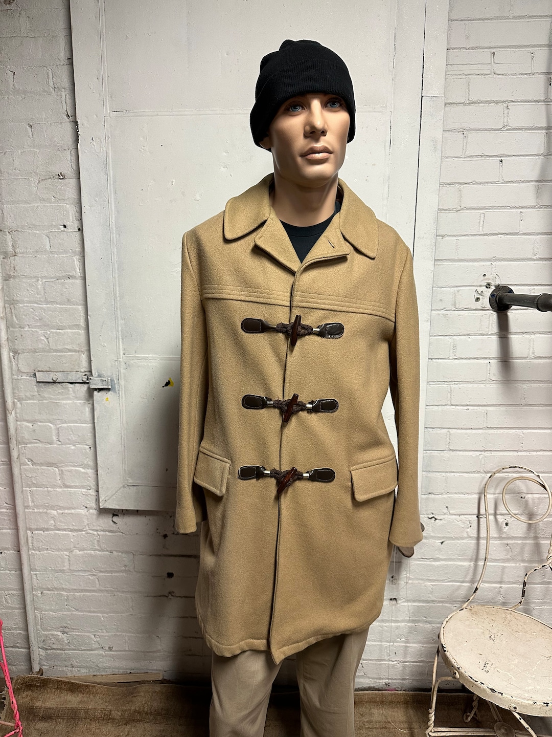Vintage Coat / Simpson / 1980's / Duffle Coat / Hooded Coat / Wool ...