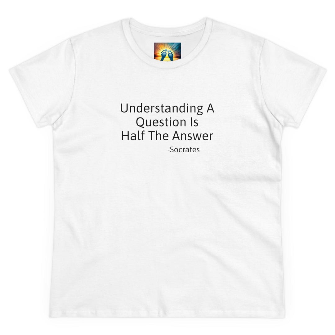 Understanding A Question is Half the Answer. Socrates Cotton T-shirt - Etsy