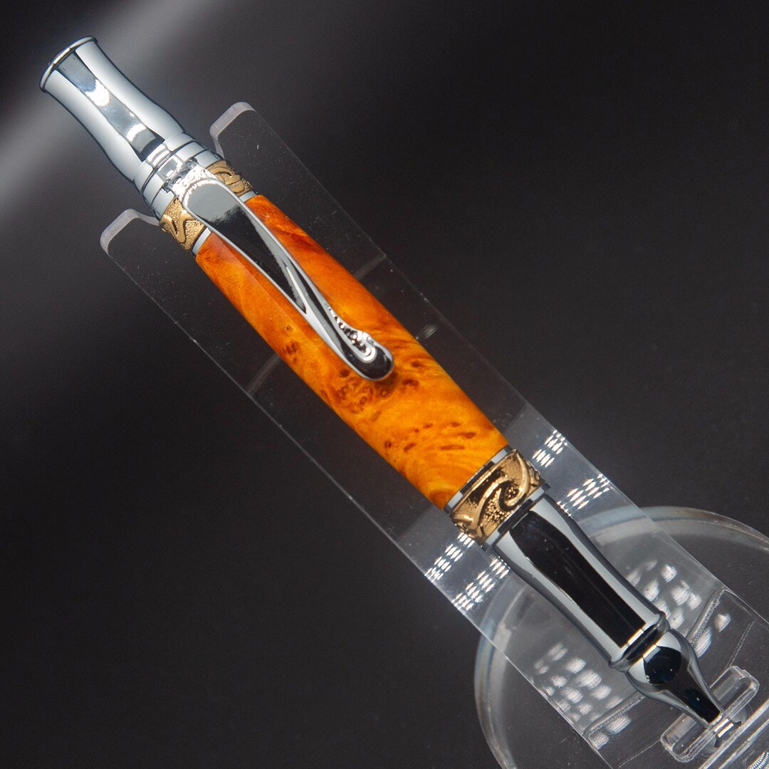 Box Elder Burl Handmade Custom Twist Pen - Etsy