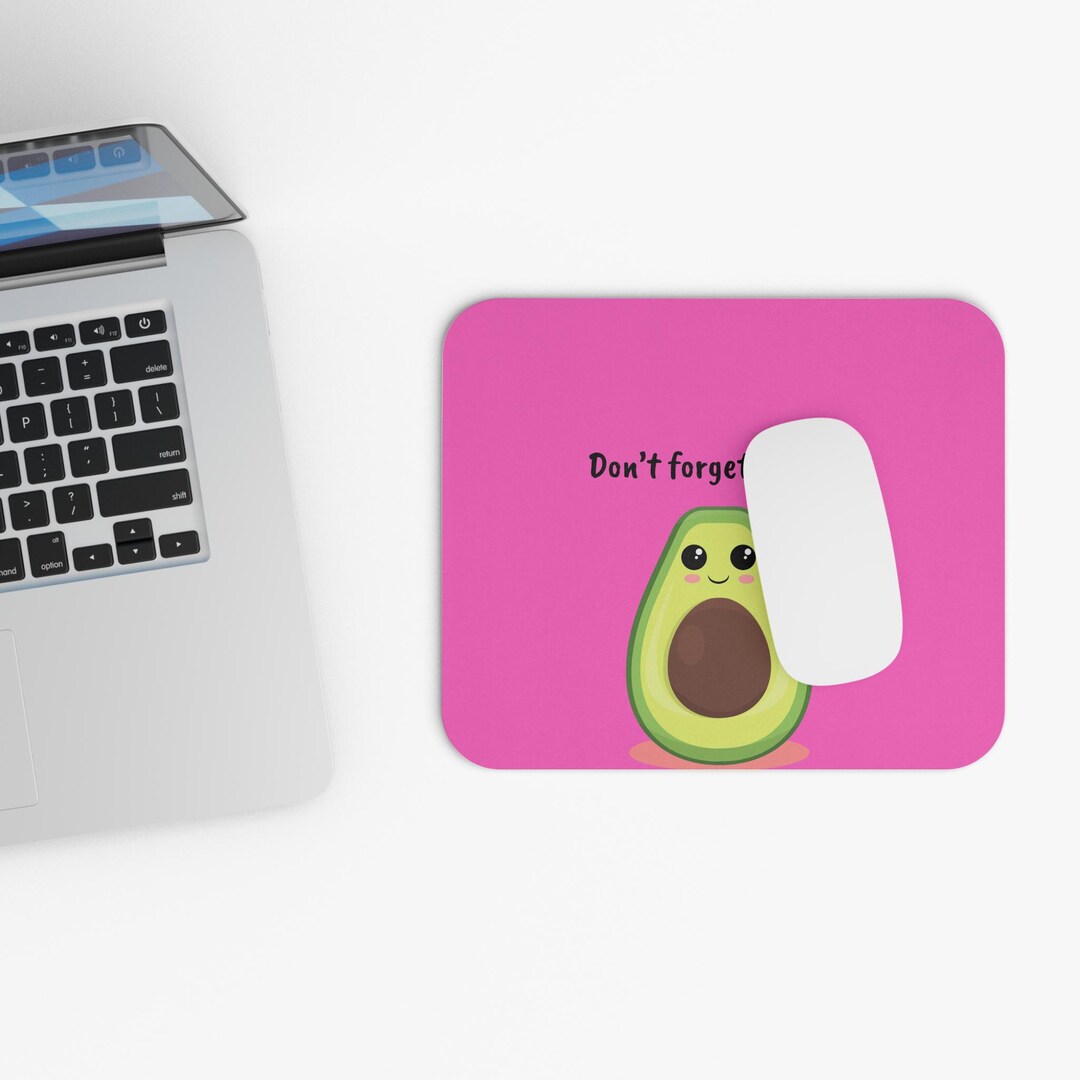 Cute Avocado Mouse Pad - Fun Desk Accessory, Gift for Food Lovers ...