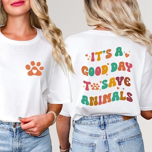 Save Animals Shirt, Animal Rescue Shirt, Veterinarian Gift, Vet Tech ...