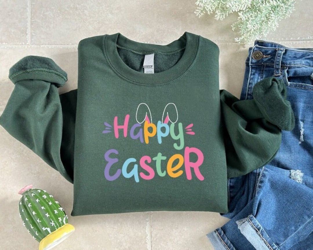 Happy Easter Sweatshirt, Gift for Easter, Easter Day Crewneck, Easter ...