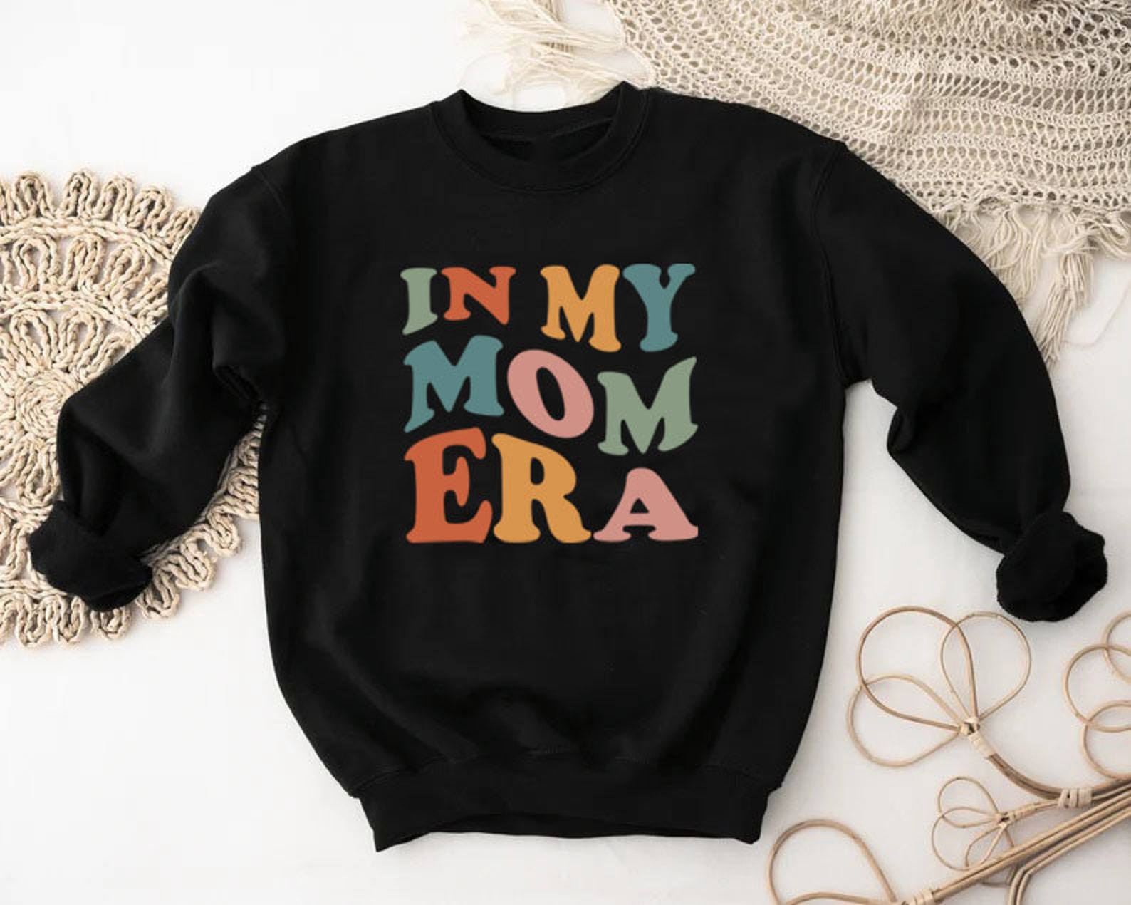 In My Mom Era Sweatshirt, Mama Sweatshirt, Mom Birthday Gift, New Mom ...