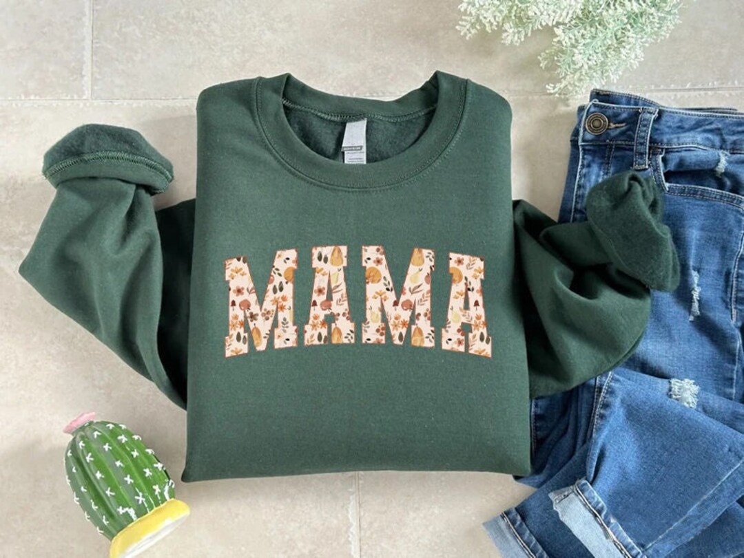 Fall Mama Sweatshirt, Cute Fall Mom Shirt, Gift for Mother ...