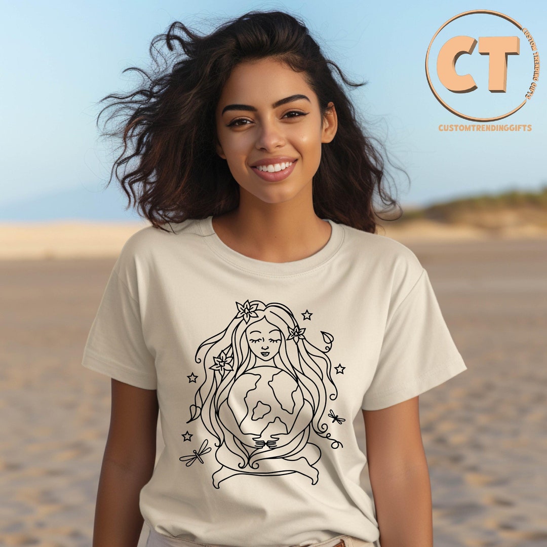 Mother Earth Shirt, Mother Nature Tshirt, Earth Day Awareness Gift ...