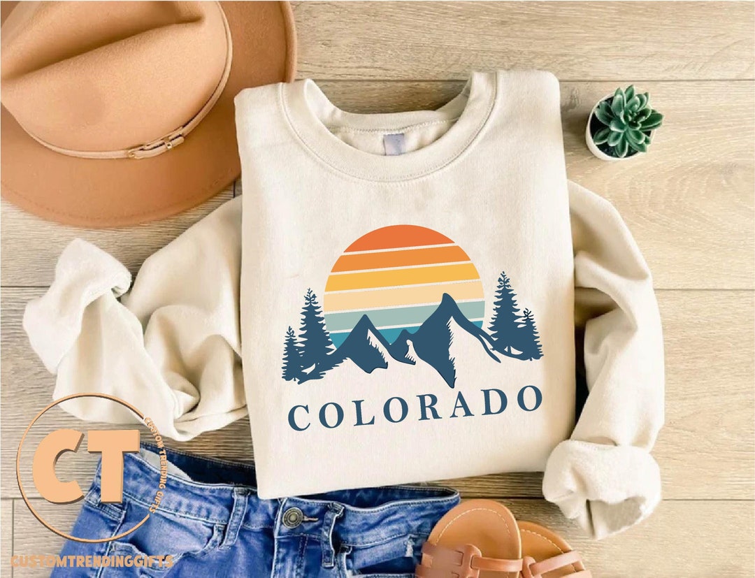 Vintage Colorado Sweatshirt, Colorado Mountain Shirt, Colorado Vacation ...