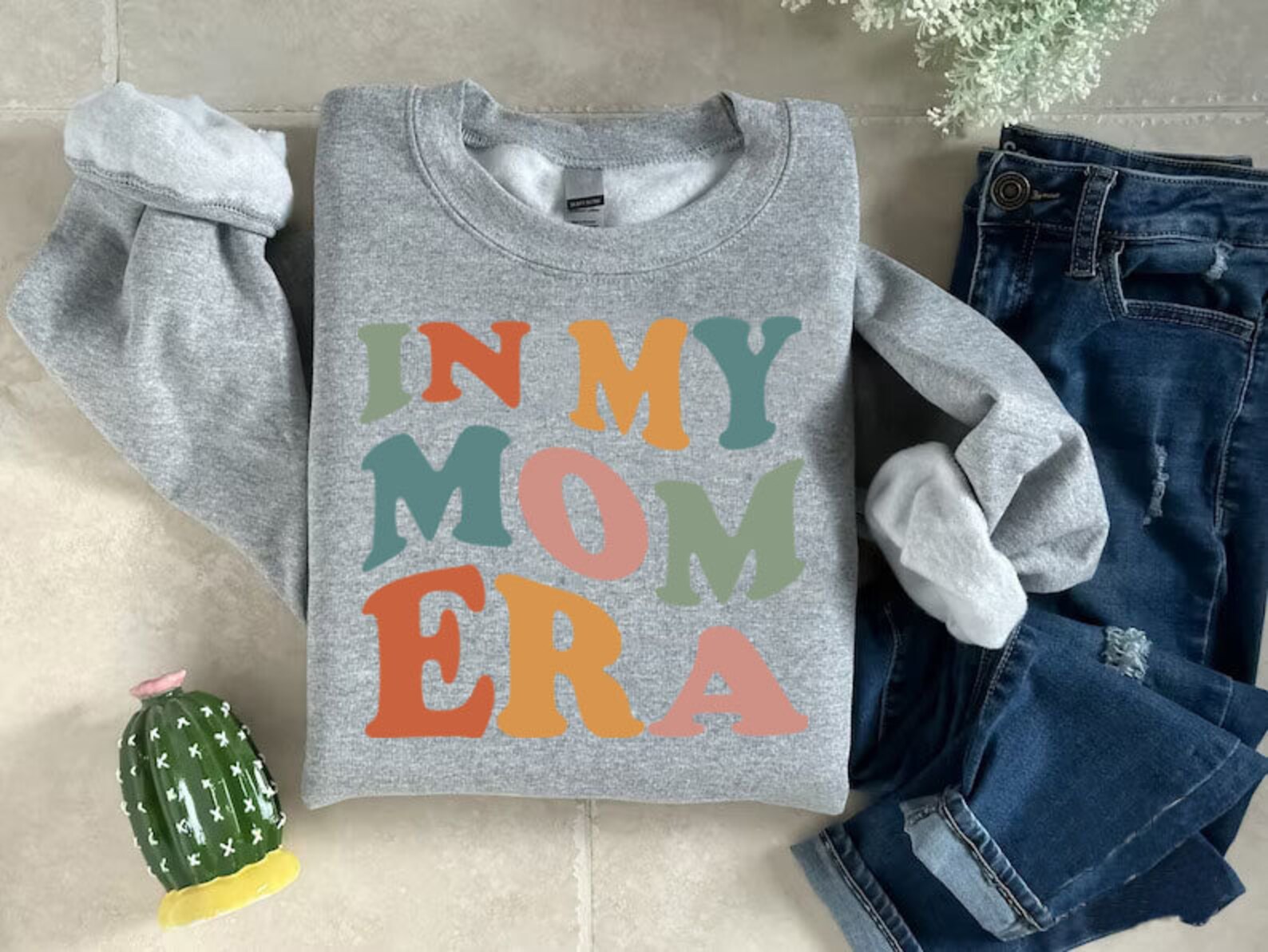 In My Mom Era Sweatshirt, Mama Sweatshirt, Mom Birthday Gift, New Mom ...