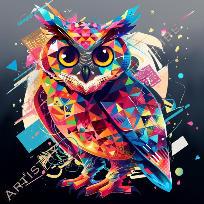 OWL CLIPART Set, Digital Owl Images, Bird Designs, Printable Owl Art ...