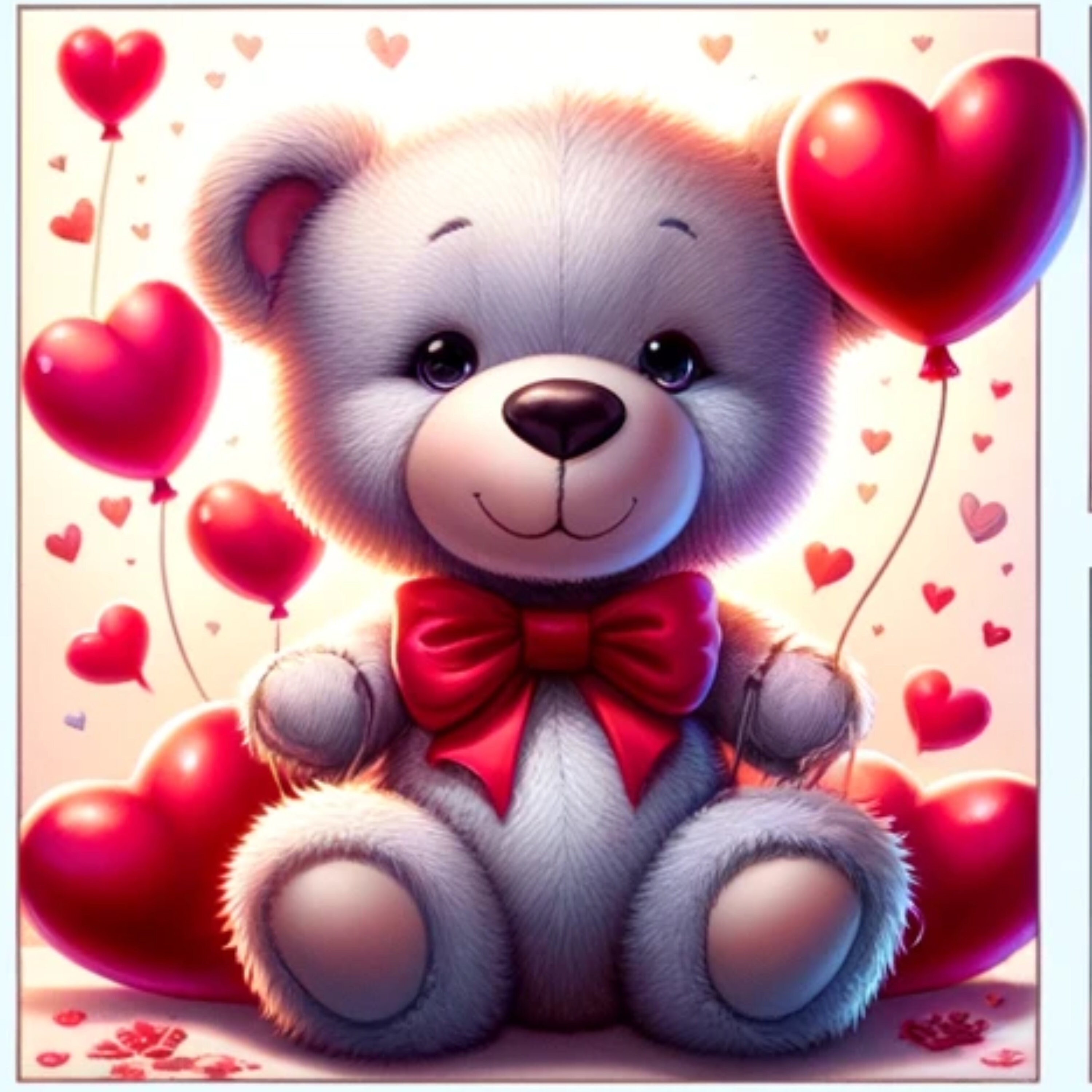 Valentine's Day Bears Clipart, Teddy Bears PNG, Animal Love Clipart ...
