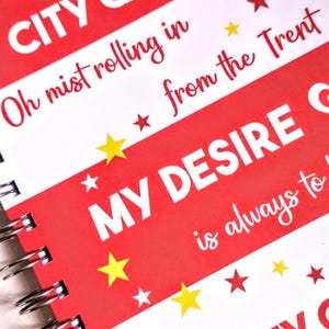 Nottingham Forest Chant, A5, Lined Notebook - Etsy UK