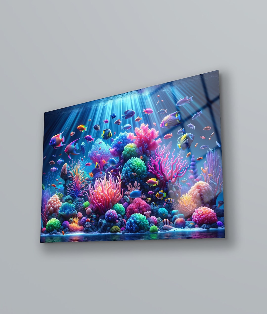 Sea Creatures Wall Art , Fishes Wall Art , Ocean Wall Art , High ...