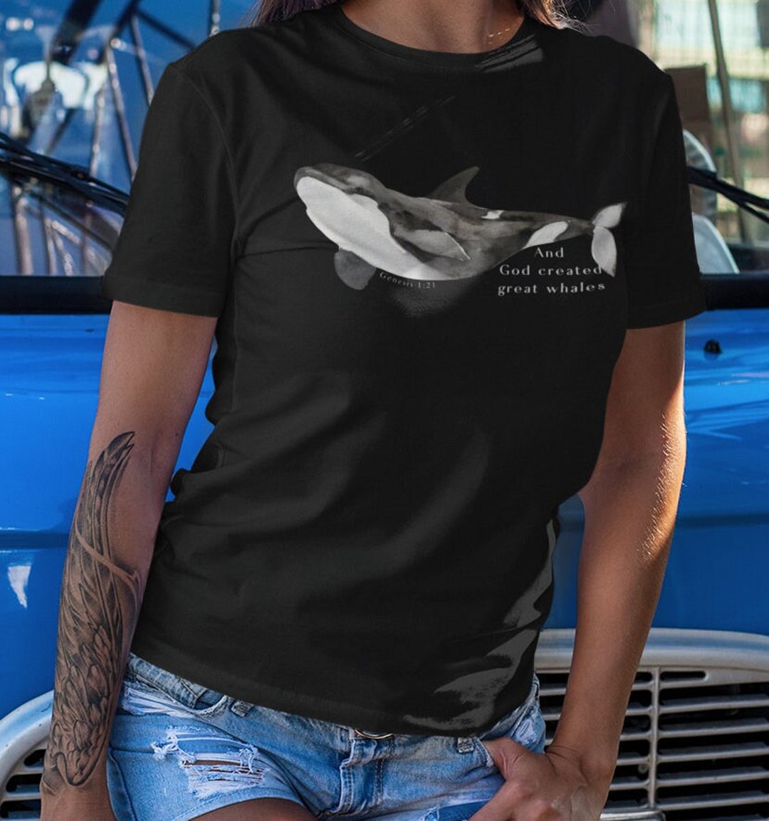 Orca, Ocean Animal Shirt, Coconut Girl, Faith Over Fear, Christian ...