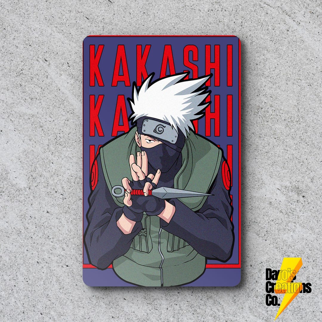 Anime Custom Card Skin Vinyl Sticker Holographic / Non-holographic - Etsy