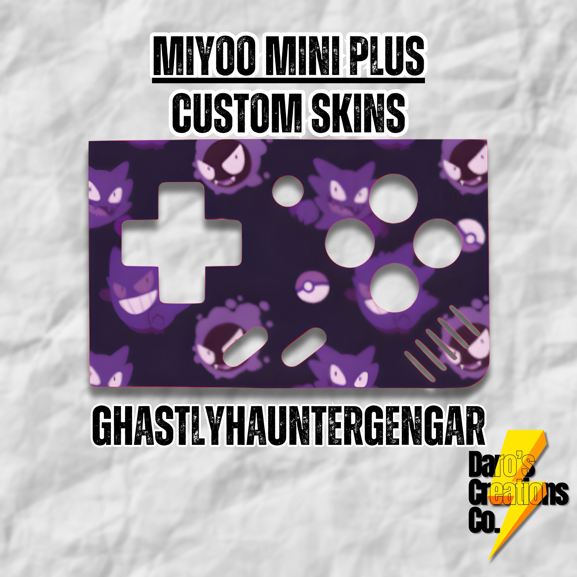 Miyoo Mini Plus Custom Skin pokemon Pattern Theme - Etsy
