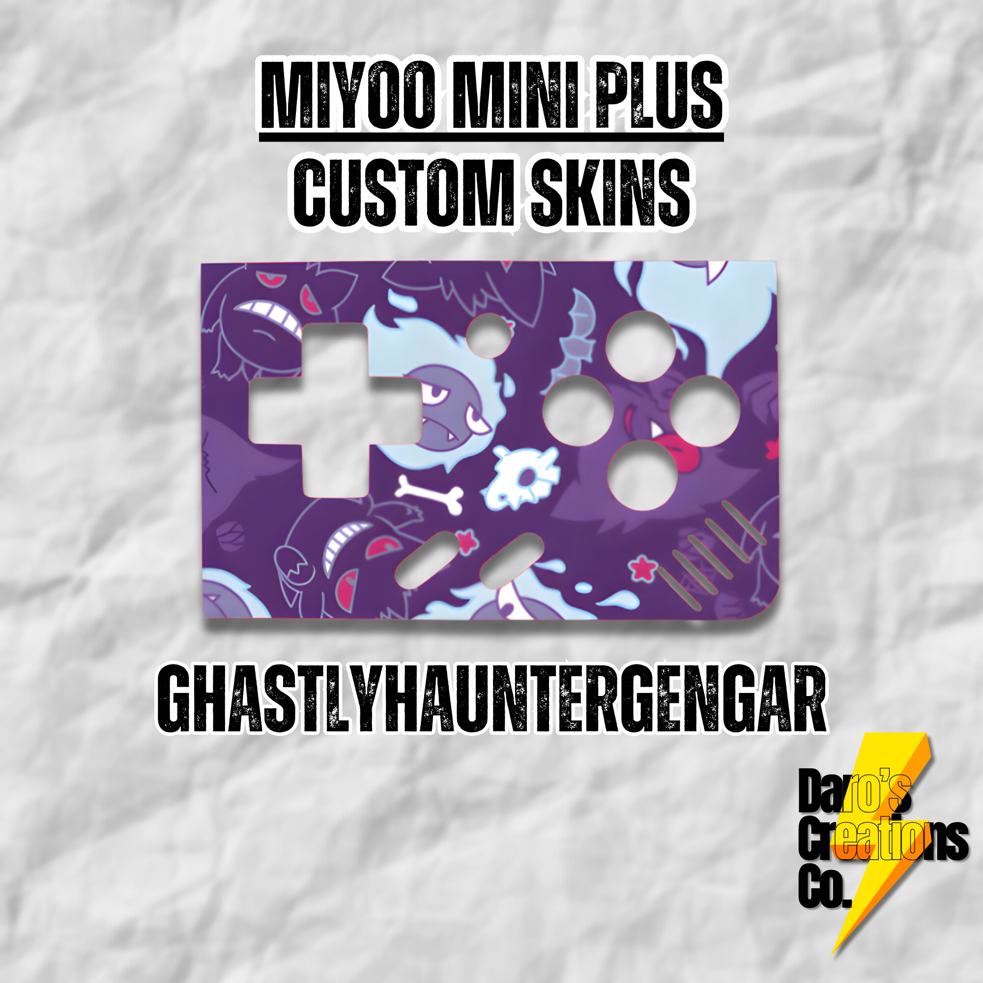 Miyoo Mini Plus Custom Skin pokemon Pattern Theme - Etsy