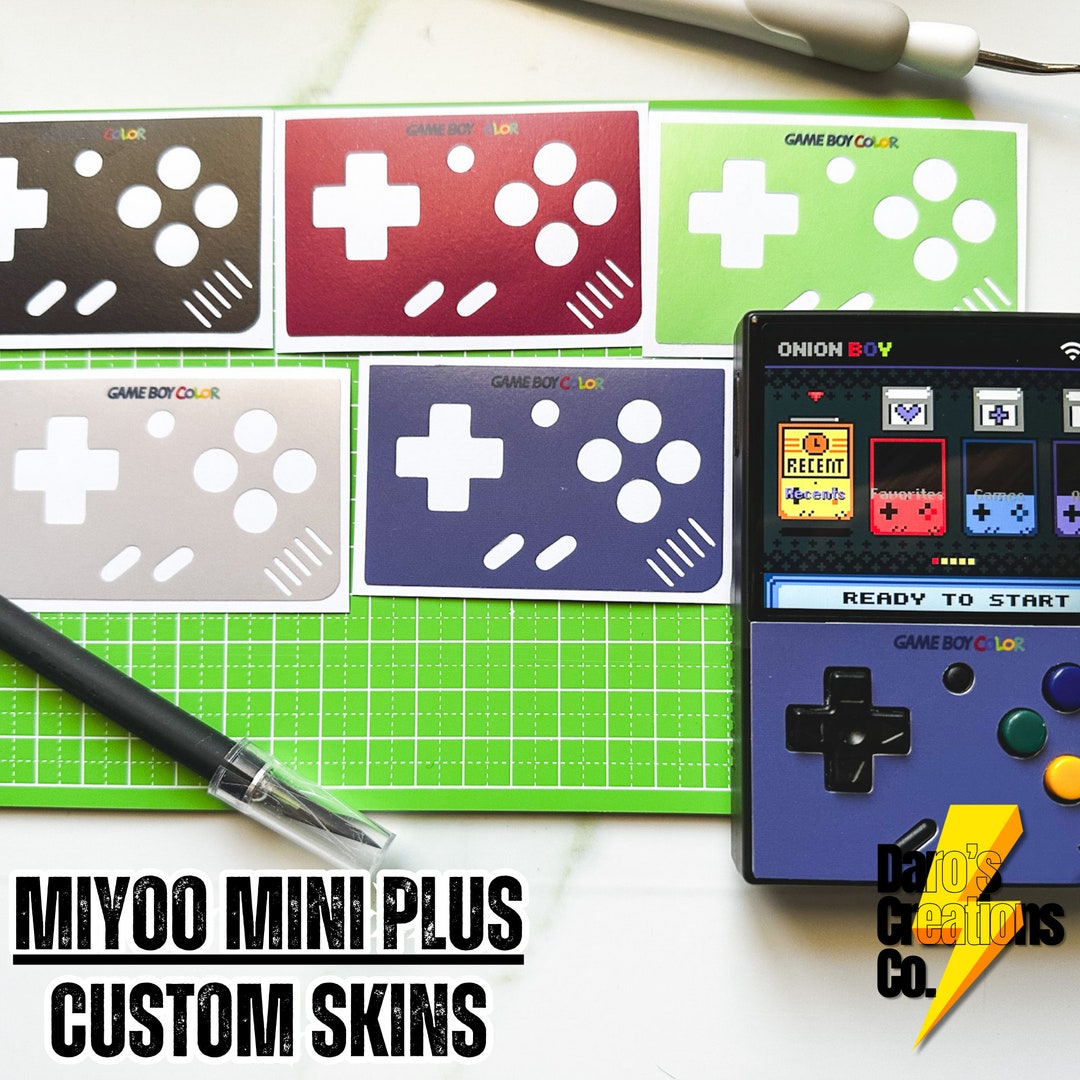 Miyoo Mini Plus Custom Skin "game Boy Color" Theme With Free 1 Pokemon ...