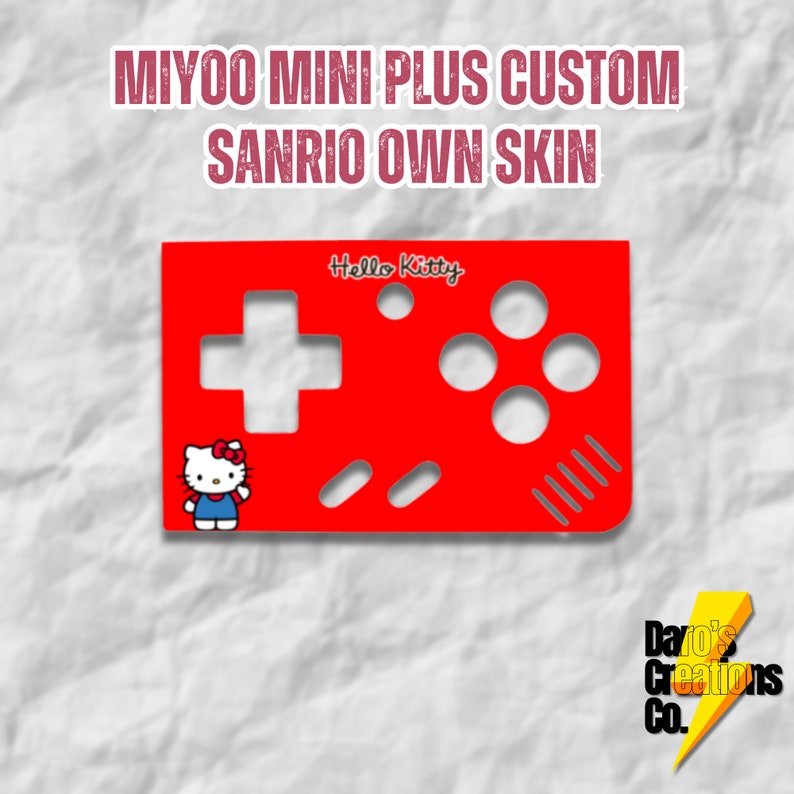 Miyoo Mini Plus/miyoo Mini Sanrio Custom Skin - Etsy