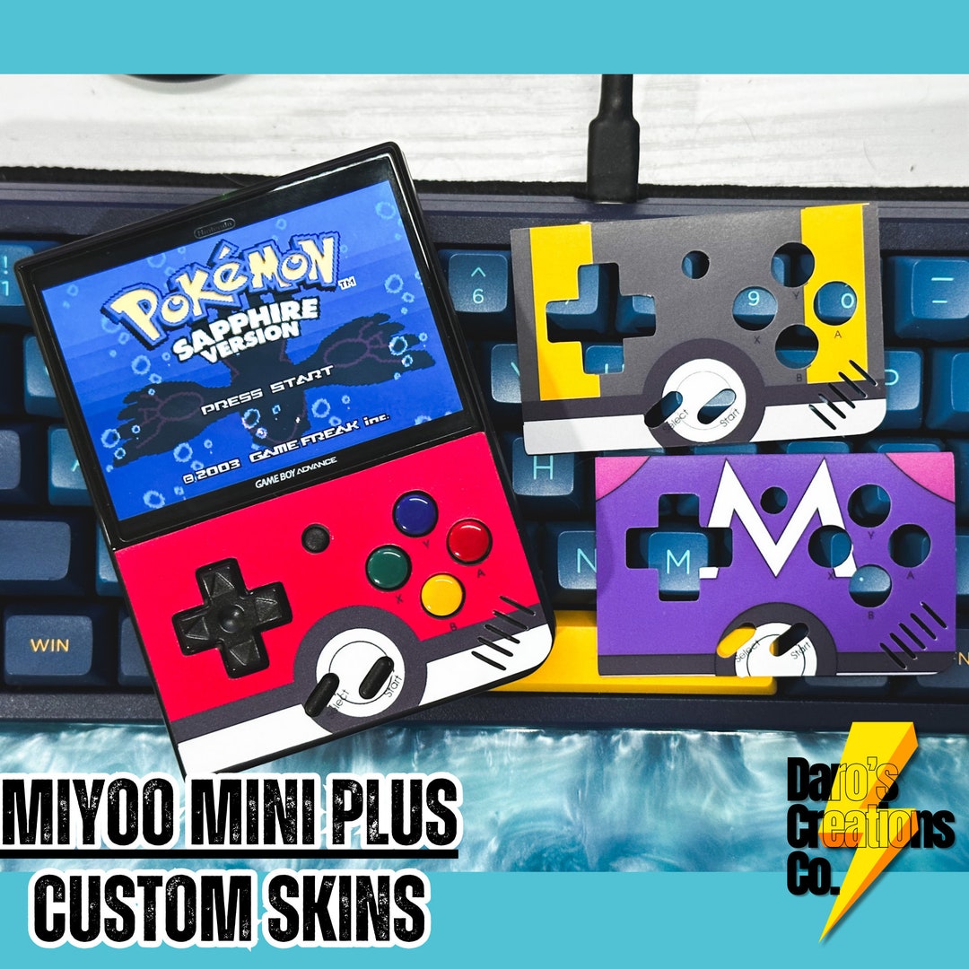 Miyoo Mini Plus & Miyoo Mini Custom Skin "poke Ball" Theme With ...