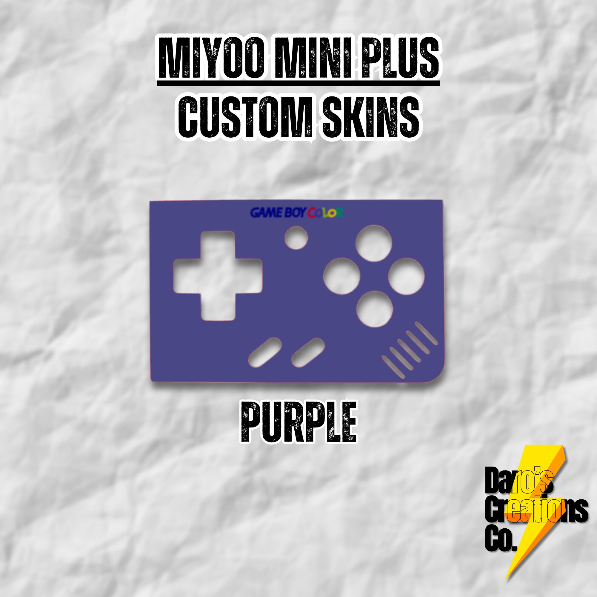 Miyoo Mini Plus Custom Skin game Boy Color Theme - Etsy