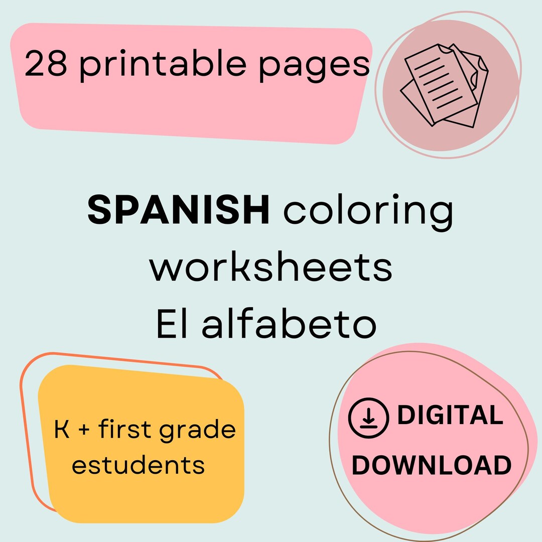 EL Alfabeto Coloring Sheets | El Alfabeto Hojas Para Colorear | the ...
