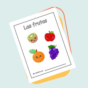 Las Frutas Worksheets | Spanish Worksheets | Spanish for Children ...