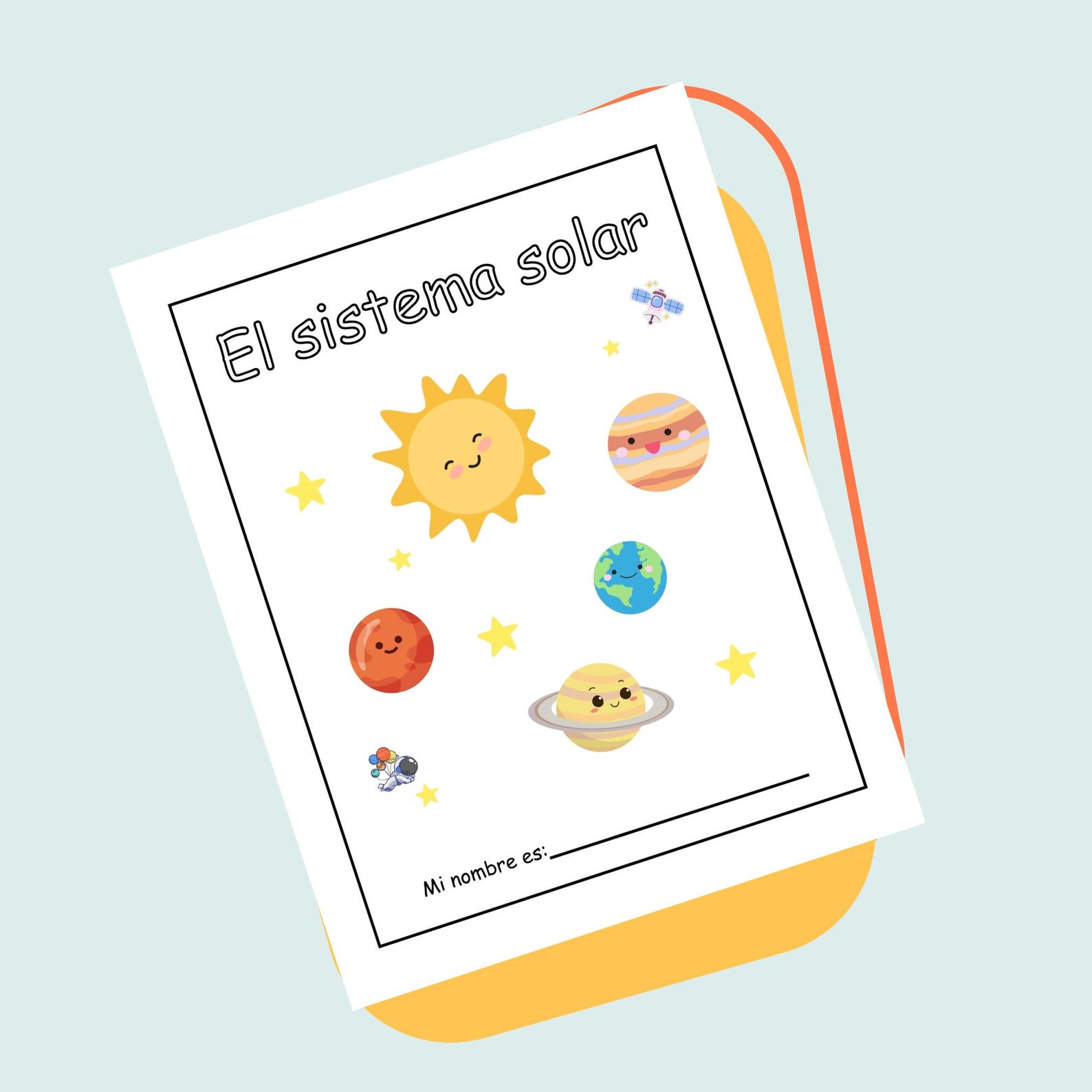 El Sistema Solar Worksheets | Spanish Worksheets | Spanish for Children ...