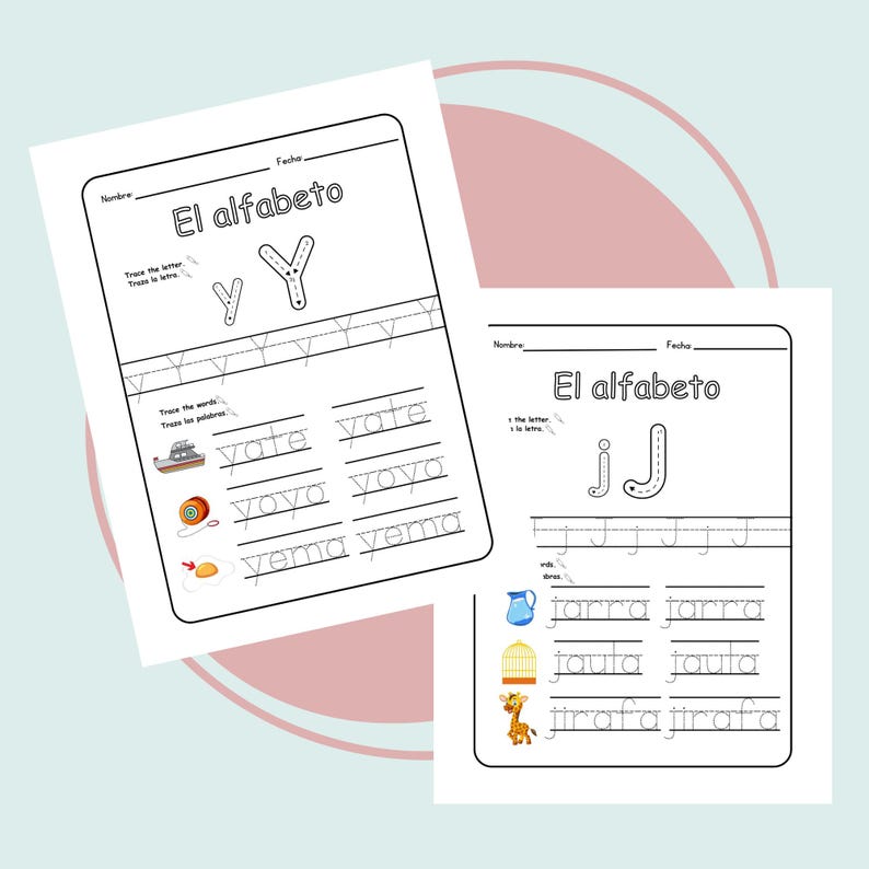 El Alfabeto | Spanish Worksheets for Kids |easy Spanish | Spanish ...
