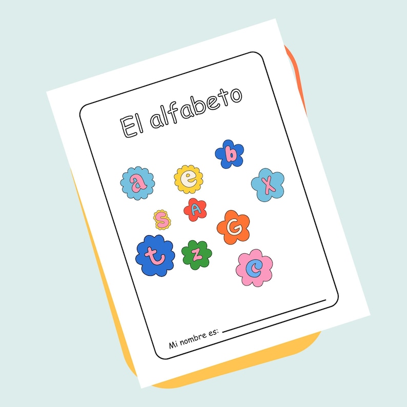 El Alfabeto | Spanish Worksheets for Kids |easy Spanish | Spanish ...