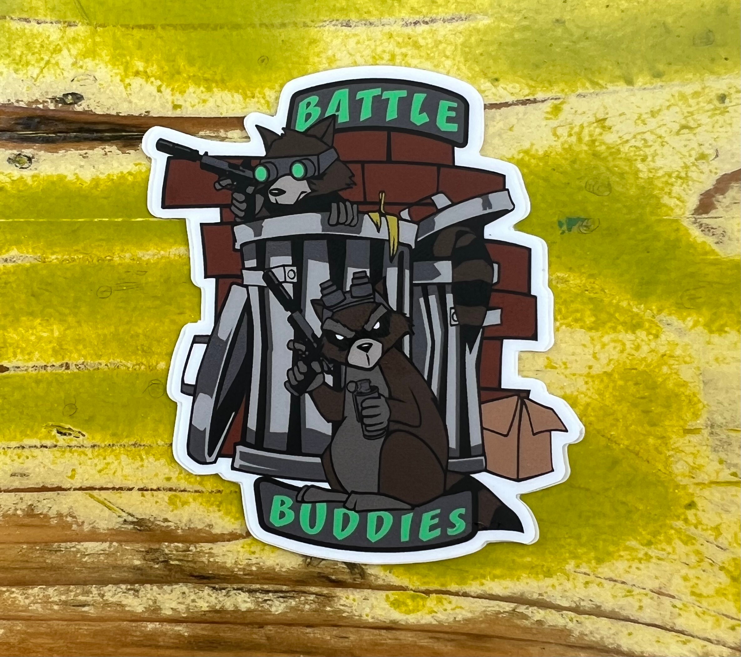 Battle Buddies Sticker Pack - Etsy
