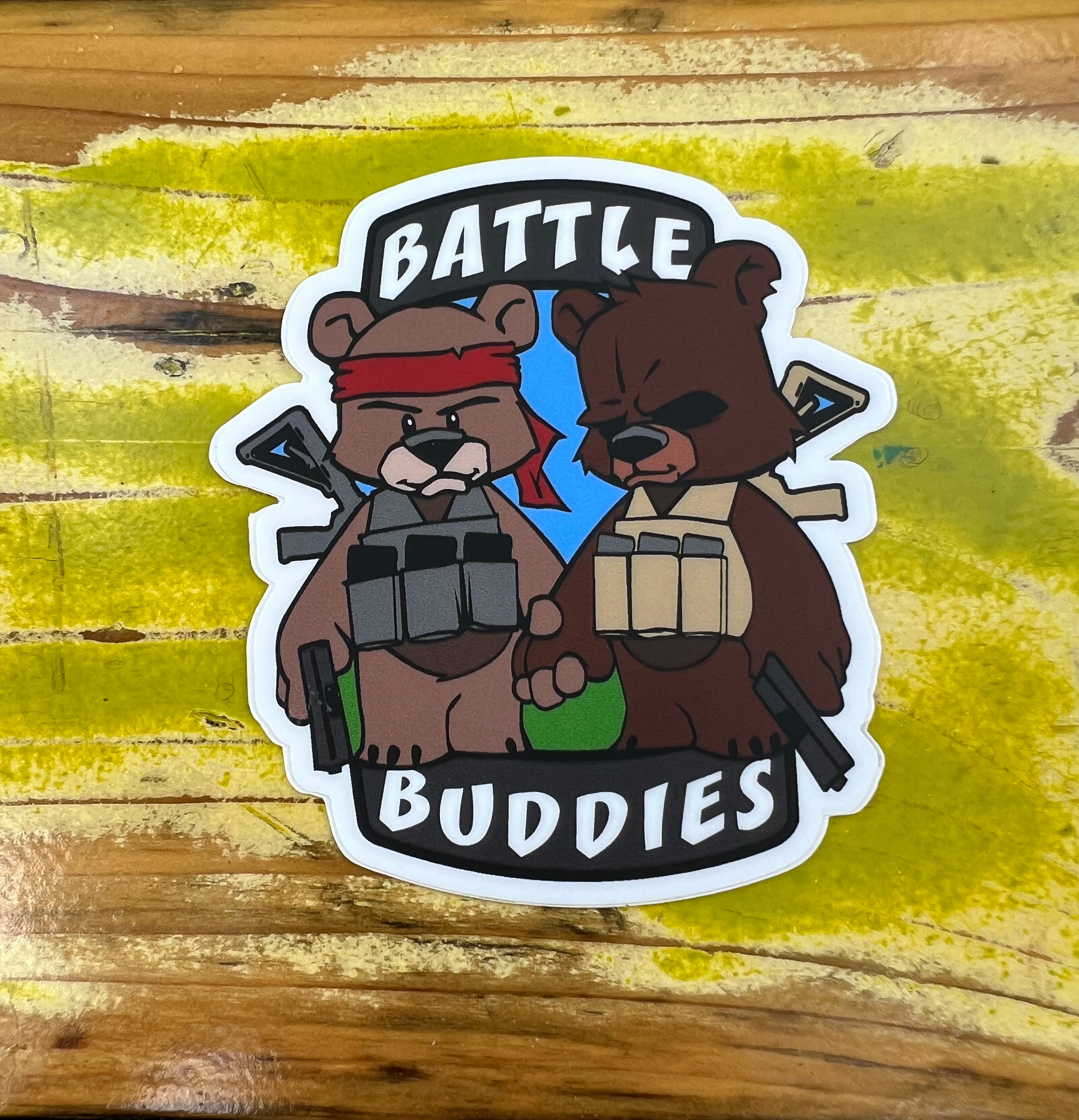 Battle Buddies Sticker Pack - Etsy