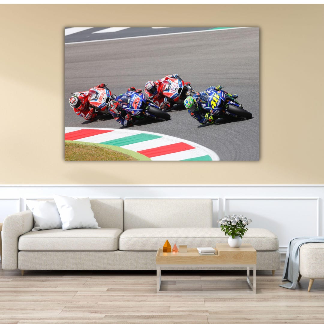 Moto Gp Wall Art Adrenaline Rush: Moto GP Riders in Breathtaking ...